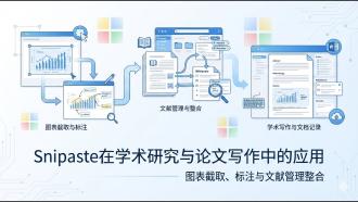 Snipaste在学术研究与论文写作中的应用：图表截取、标注与文献管理整合 - Snipaste官网 - 专业截图软件下载 | 截图工具推荐