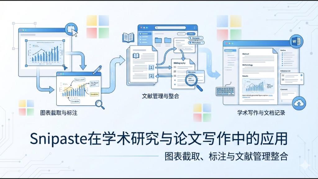 Snipaste在学术研究与论文写作中的应用：图表截取、标注与文献管理整合 - Snipaste官网 - 专业截图软件下载 | 截图工具推荐